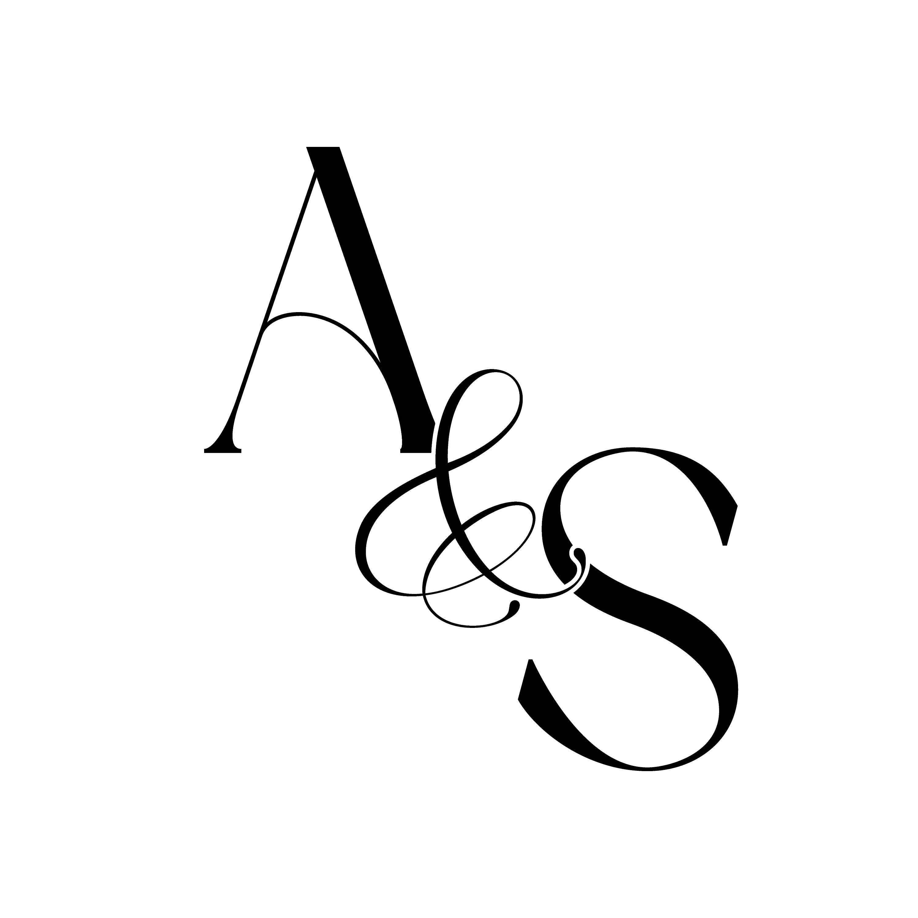 Wedding Monogram Logo AS, SA | A & S Digital Download Instant - Etsy