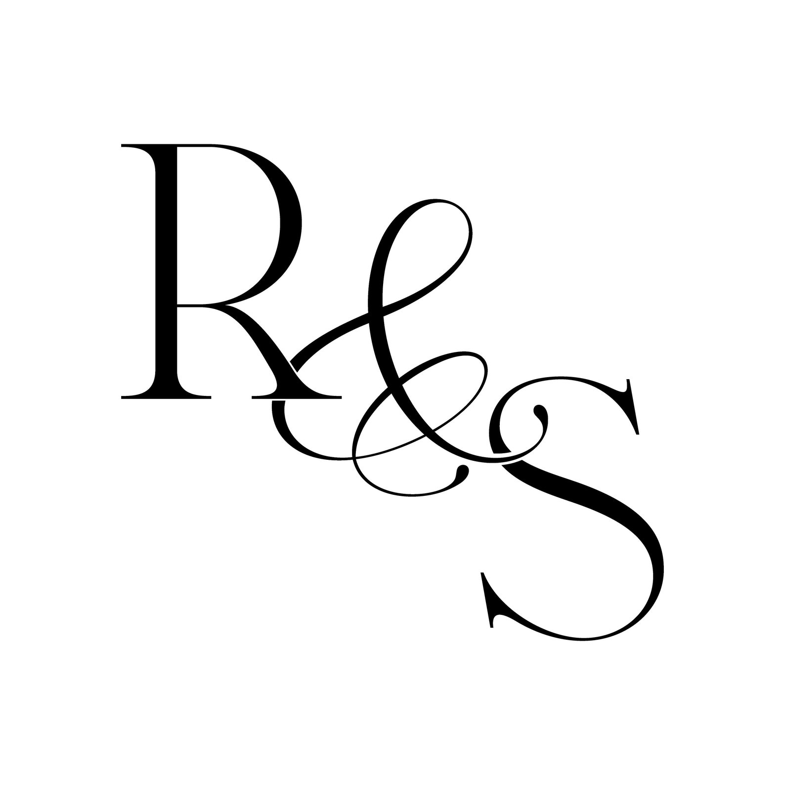 Wedding Monogram Logo RS, SR R & S Digital Download Instant - Etsy