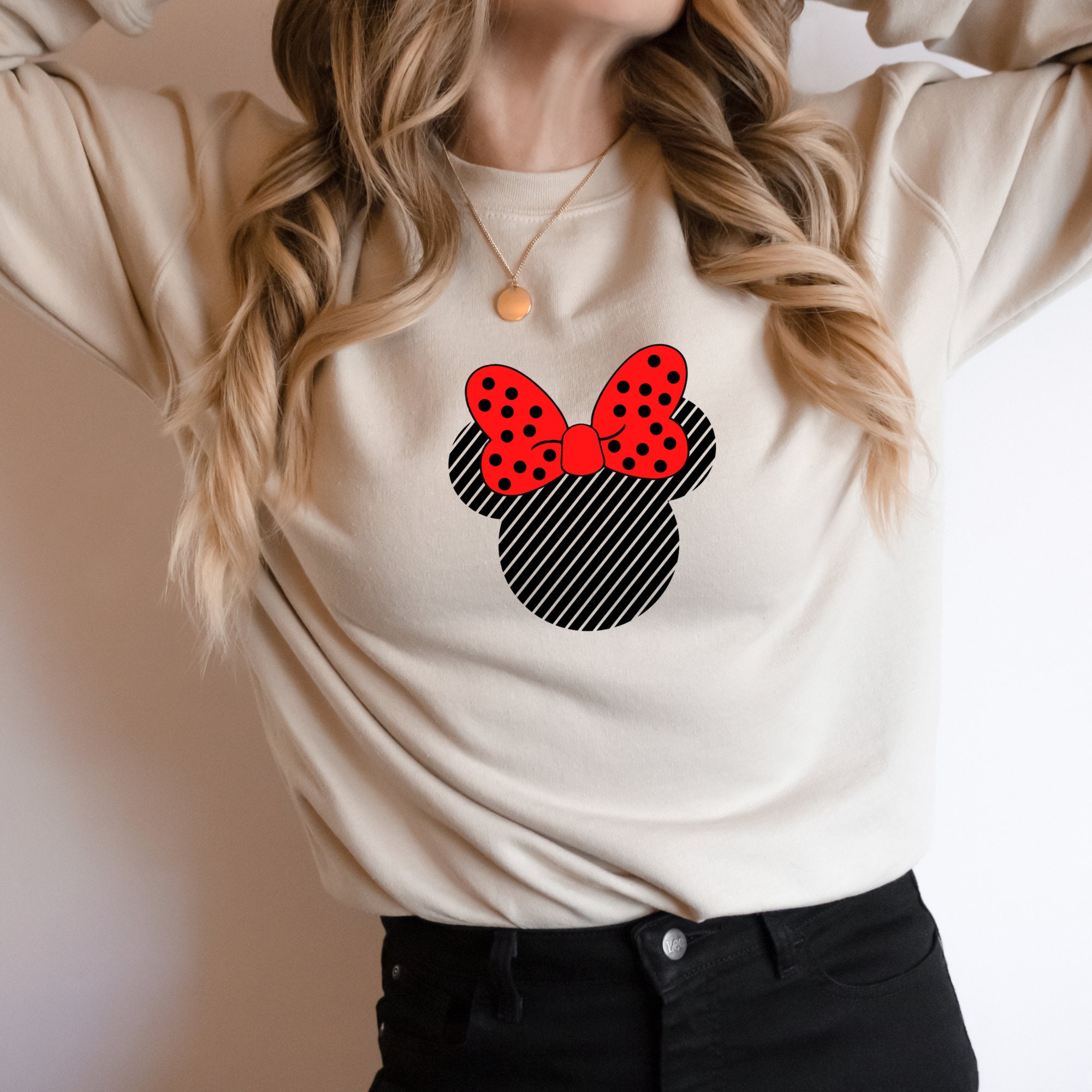 Minnie Mouse Lines SVG PNG DXF - Etsy