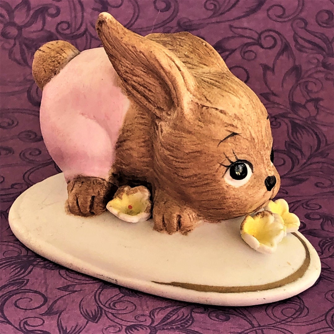 Lefton China Small Porcelain Bunny~easter Decoration~numbered 7741 ...