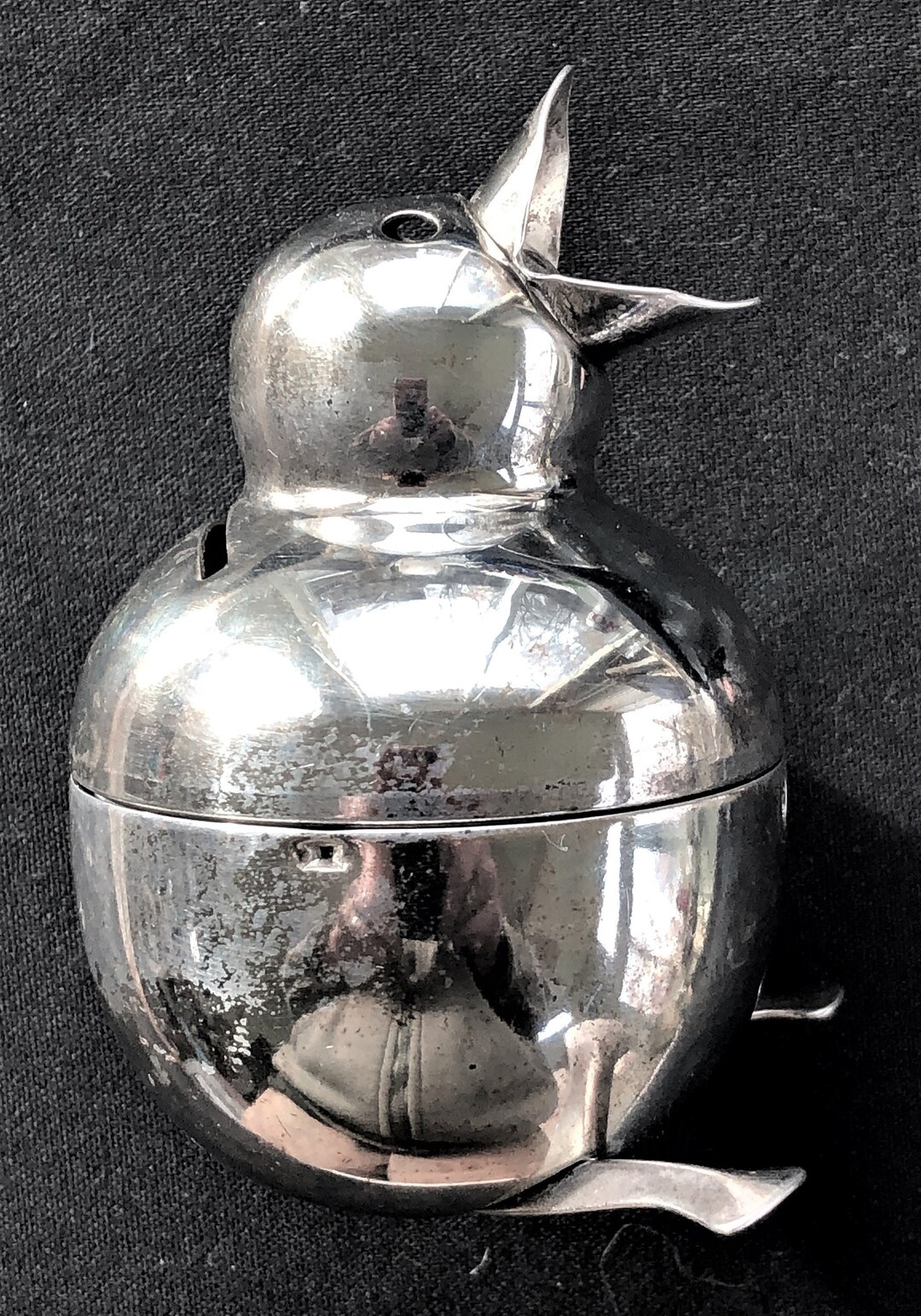 NAPIER Silver Plated Baby Chick Coin Bankunscrews and - Etsy