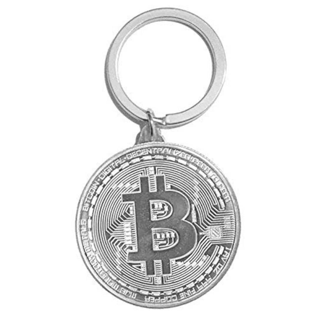 Art Attack Bitcoin Crypto Keychain - Etsy UK