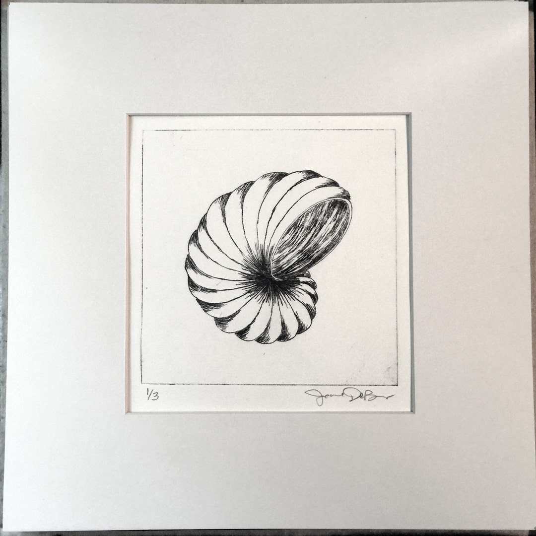 Untitled Abstract, One-color Drypoint/intaglio Fine Art Print - Etsy