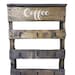 Wood Pallet Coffee Rack - Etsy
