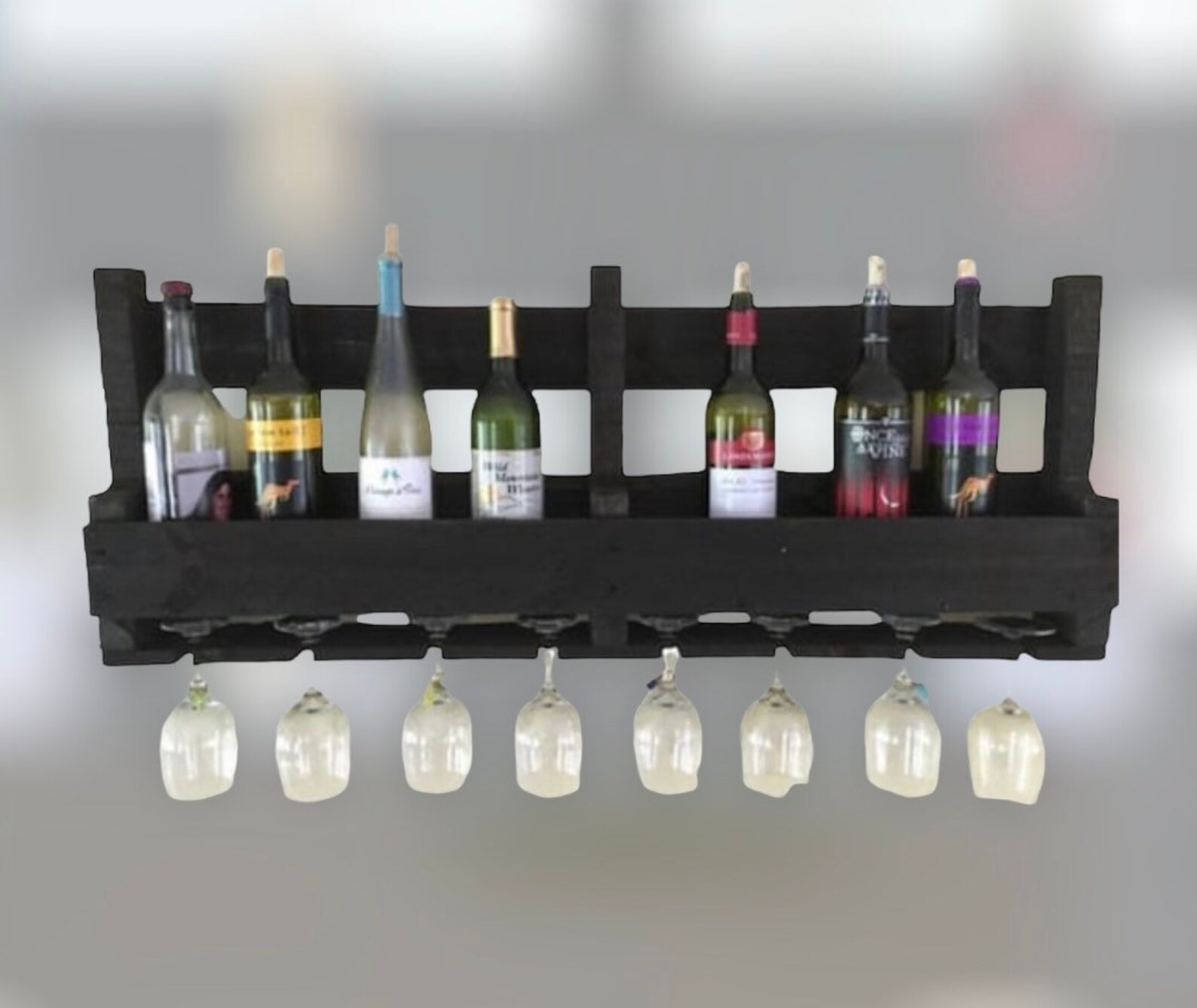 Wood Pallet Wine Rack - Etsy