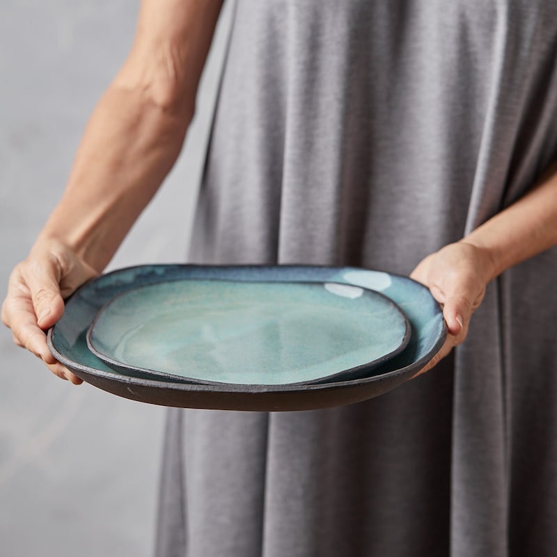 Large Square Plate - Etsy