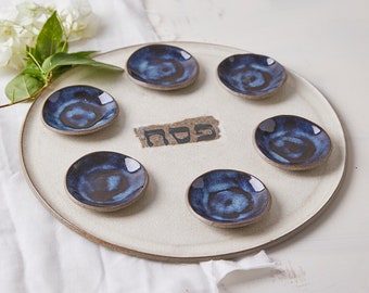 Ceramic Seder Plate Jewish Holiday Gift | Etsy