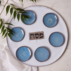 Ceramic Seder Plate, Jewish Holiday Gift - Etsy