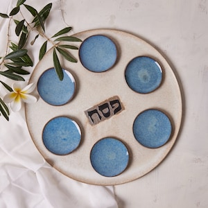 Ceramic Seder Plate, Jewish Holiday Gift - Etsy