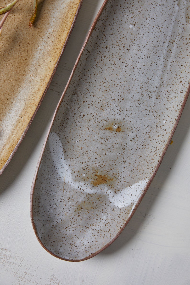 Extra Long Oval Shaped Serving Platter Large 15 Ceramic - Etsy