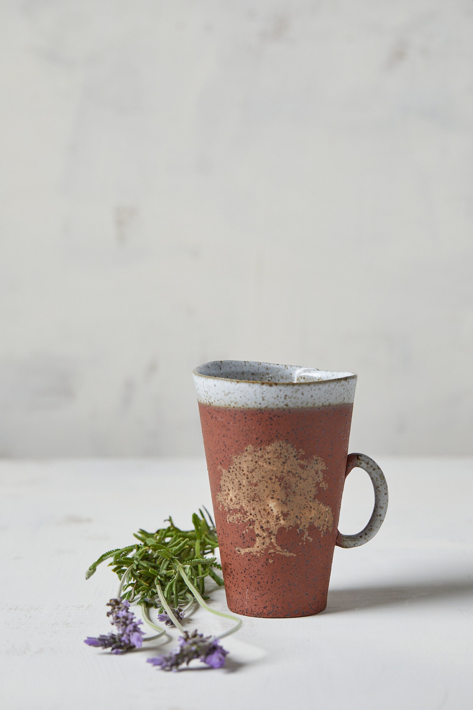 Handmade Terracotta Coffee Mugs, Rustic Ceramic Set, 12 Oz - Etsy