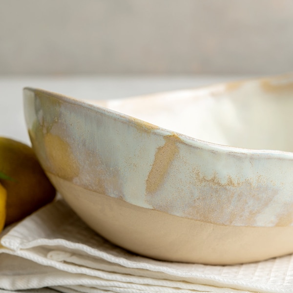 Oval Ceramic Bowl - Etsy