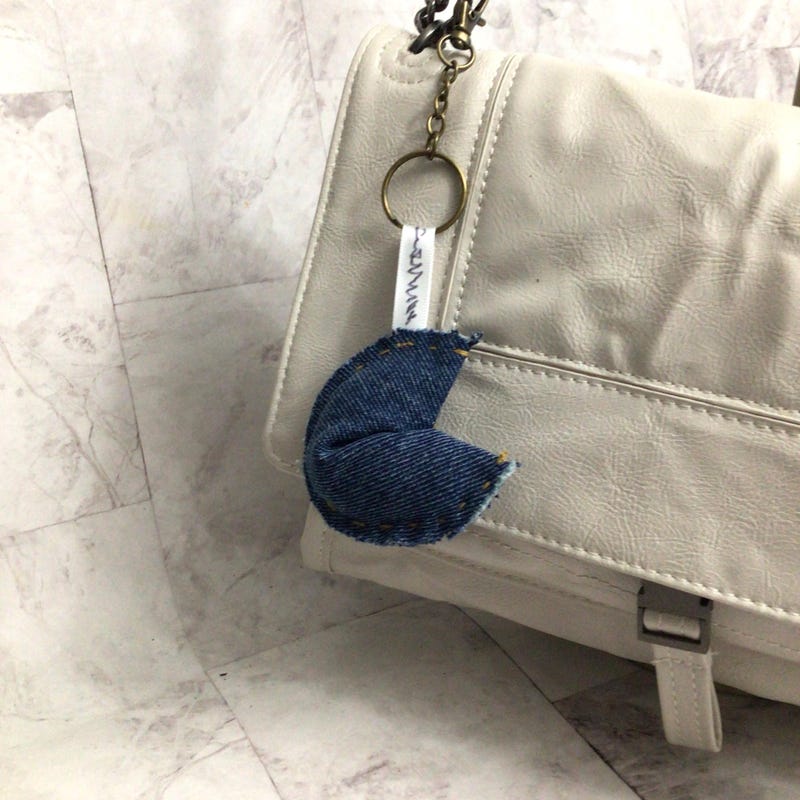 Denim Keychain - Etsy