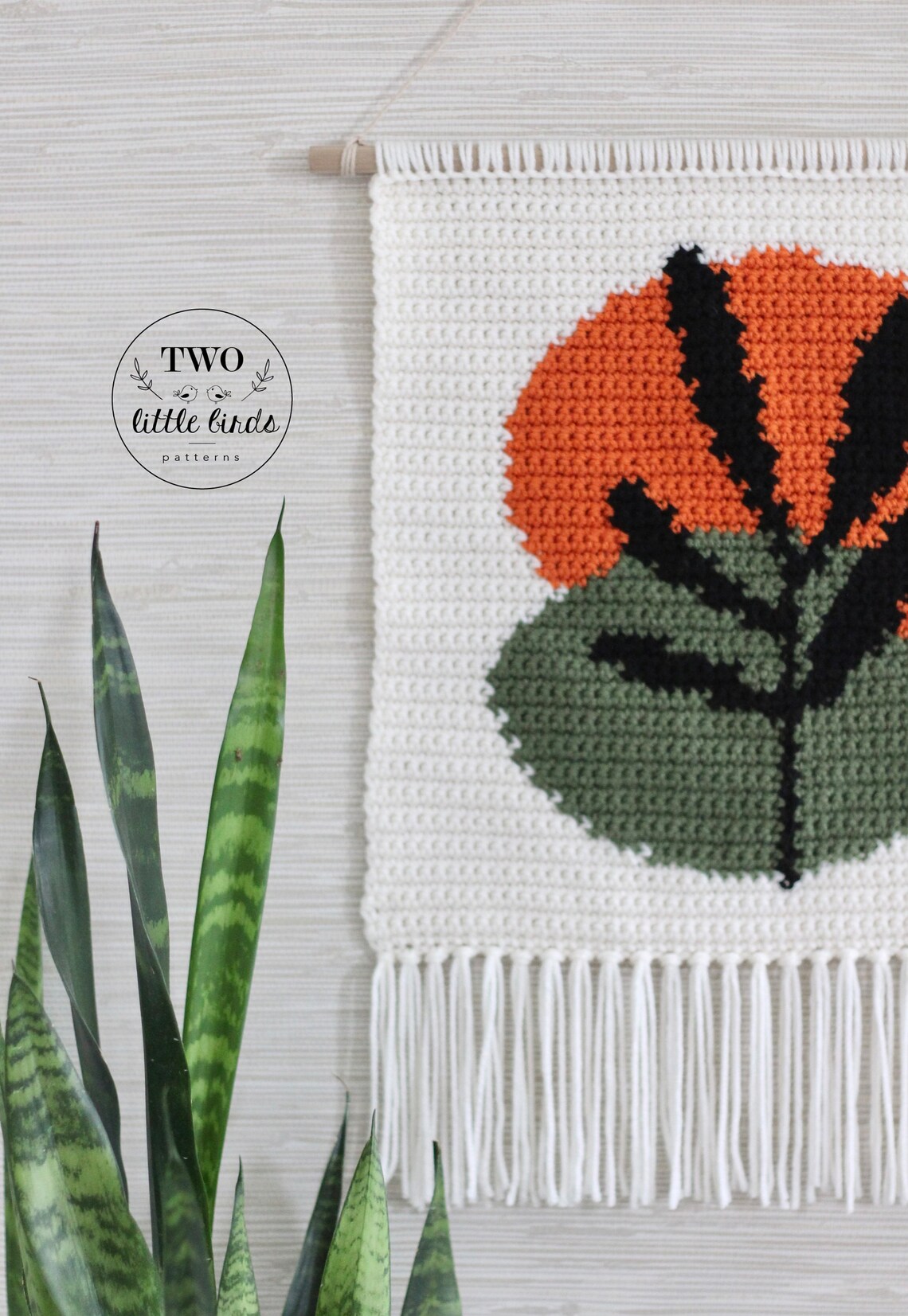 Crochet Wall Hanging Crochet Pattern Yarn Wall Hanging Boho - Etsy