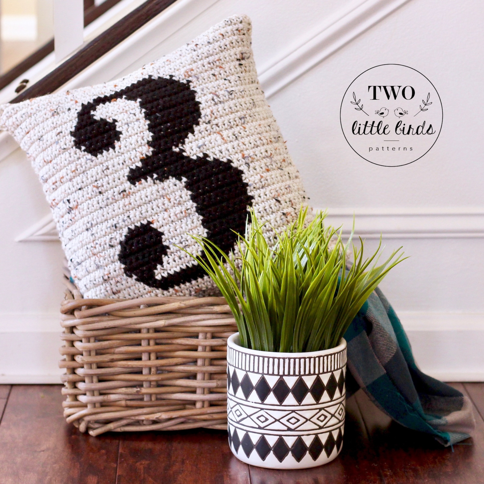 Crochet Pillow Pattern Family Number Pillow Pattern Tapestry - Etsy