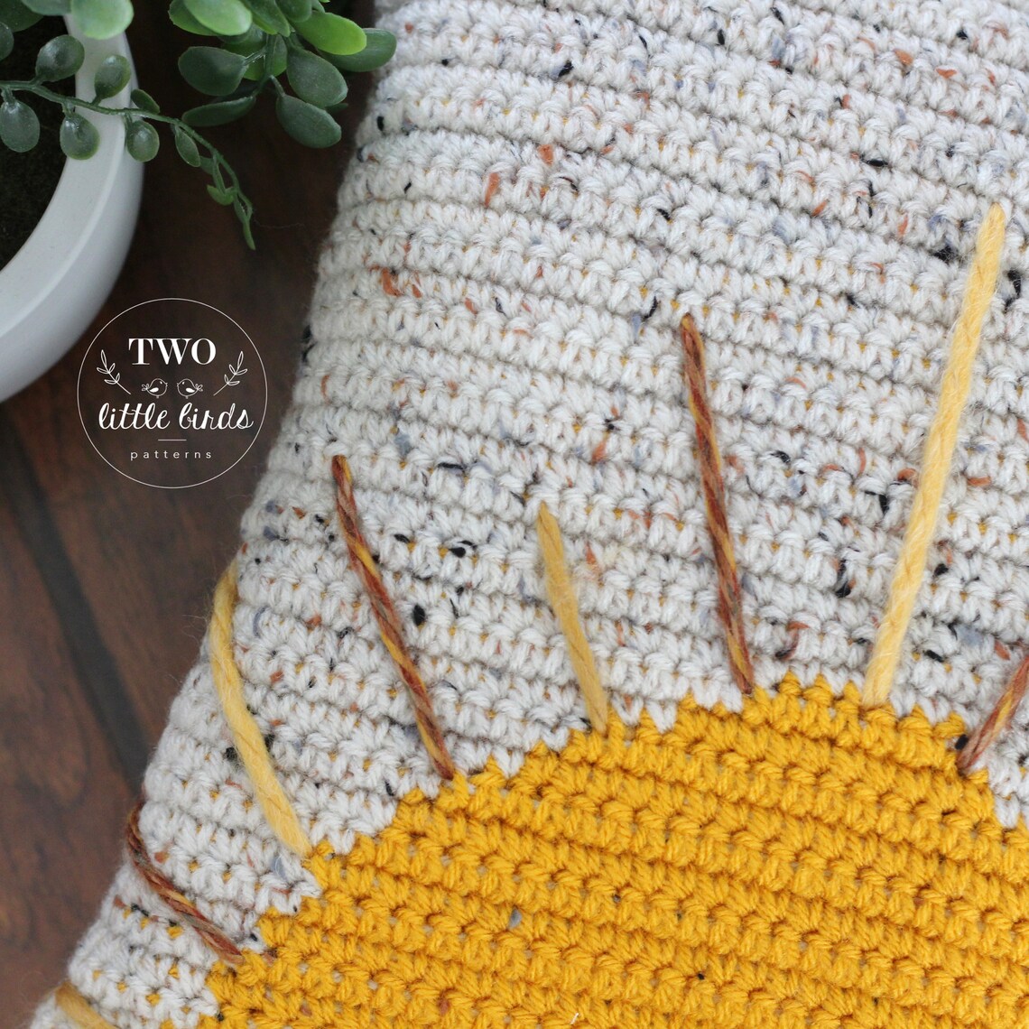 Crochet Pillow Pattern, Crochet Throw Pillow Cover Pattern, Boho ...