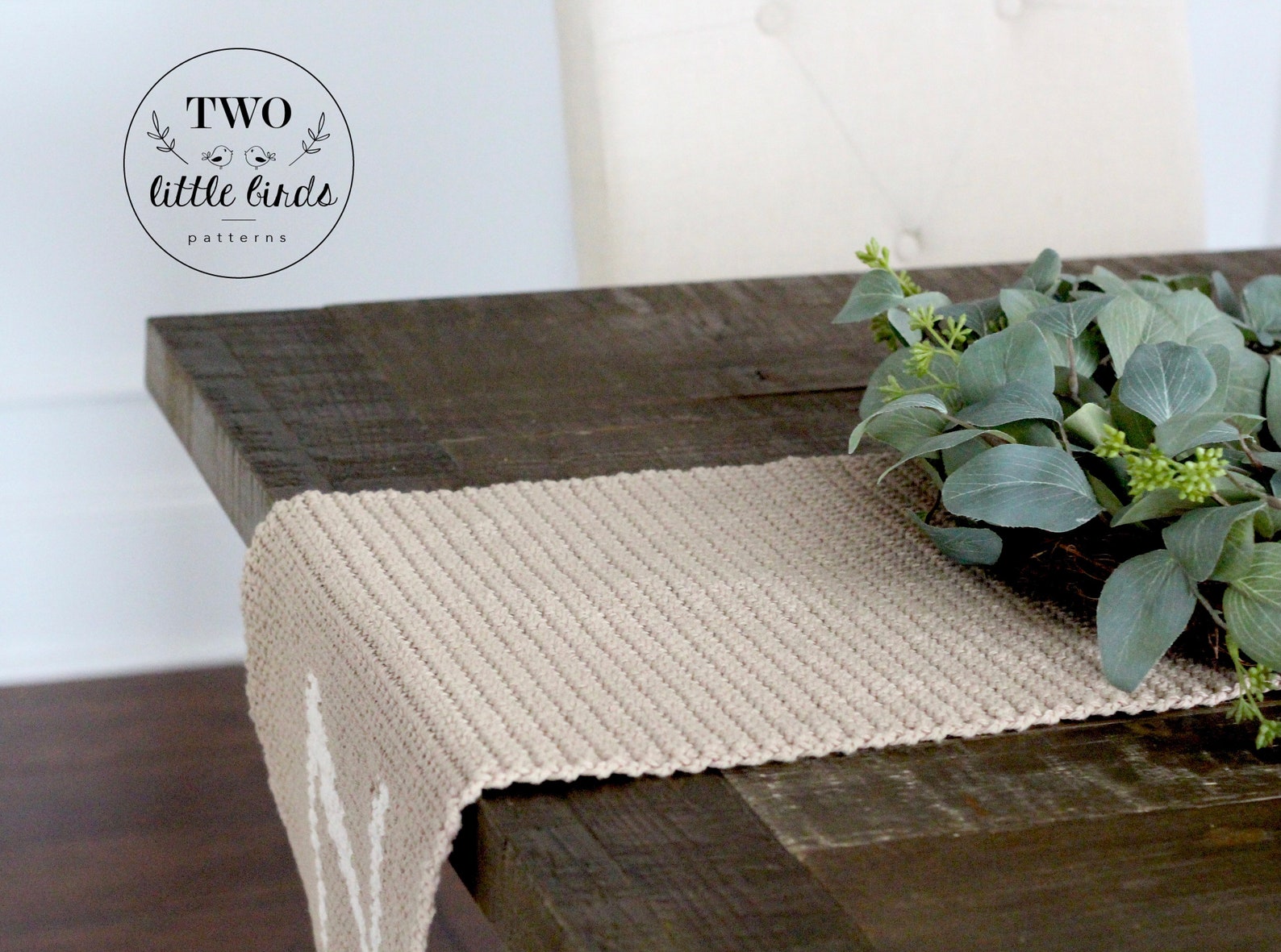 Crochet Table Runner Pattern Monogram Table Runner Crochet - Etsy