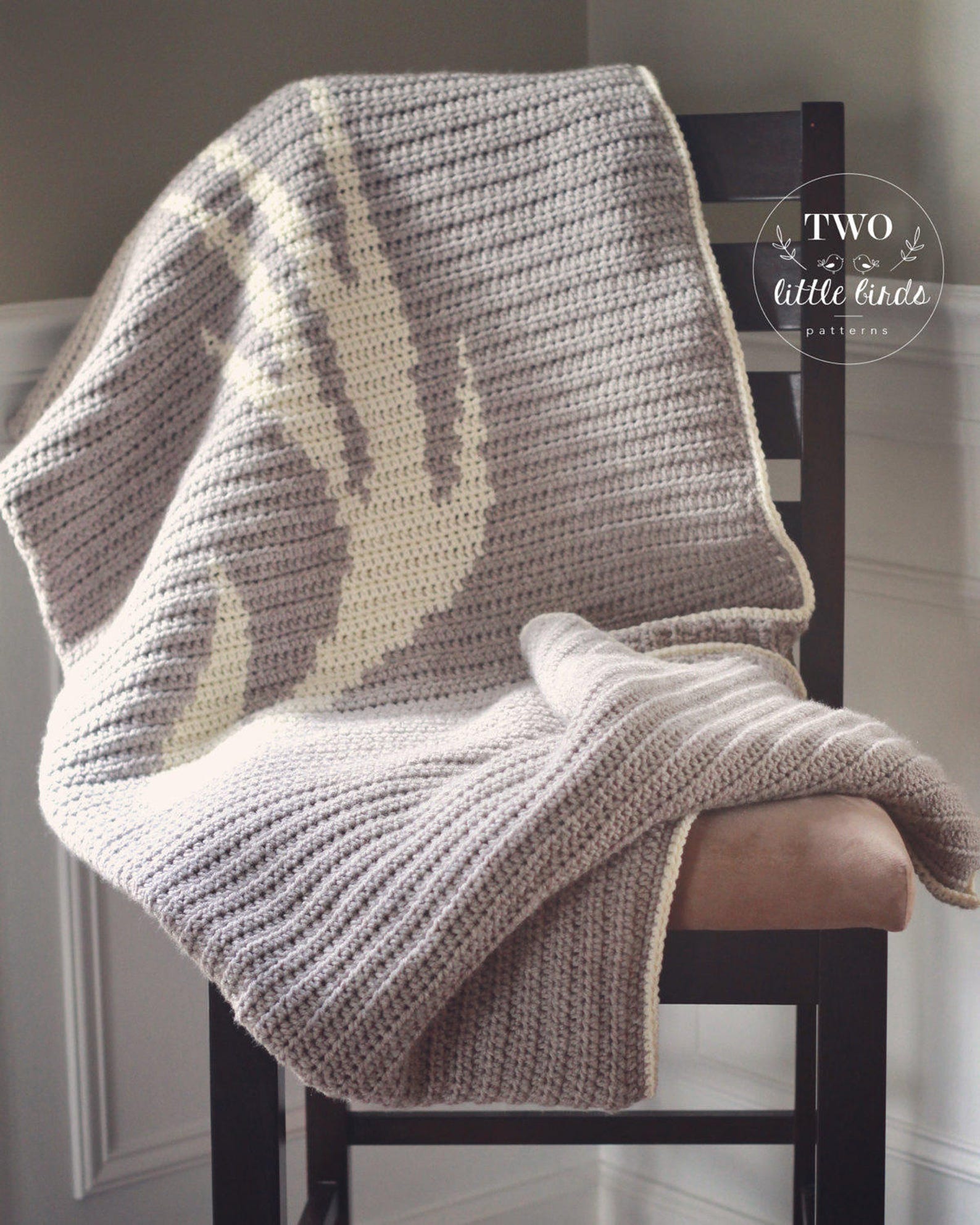 Crochet Antler Blanket Pattern Crochet Afghan Tutorial - Etsy