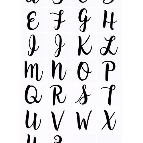 Abigail Monogram Towel LETTER GRAPH BUNDLES - Etsy