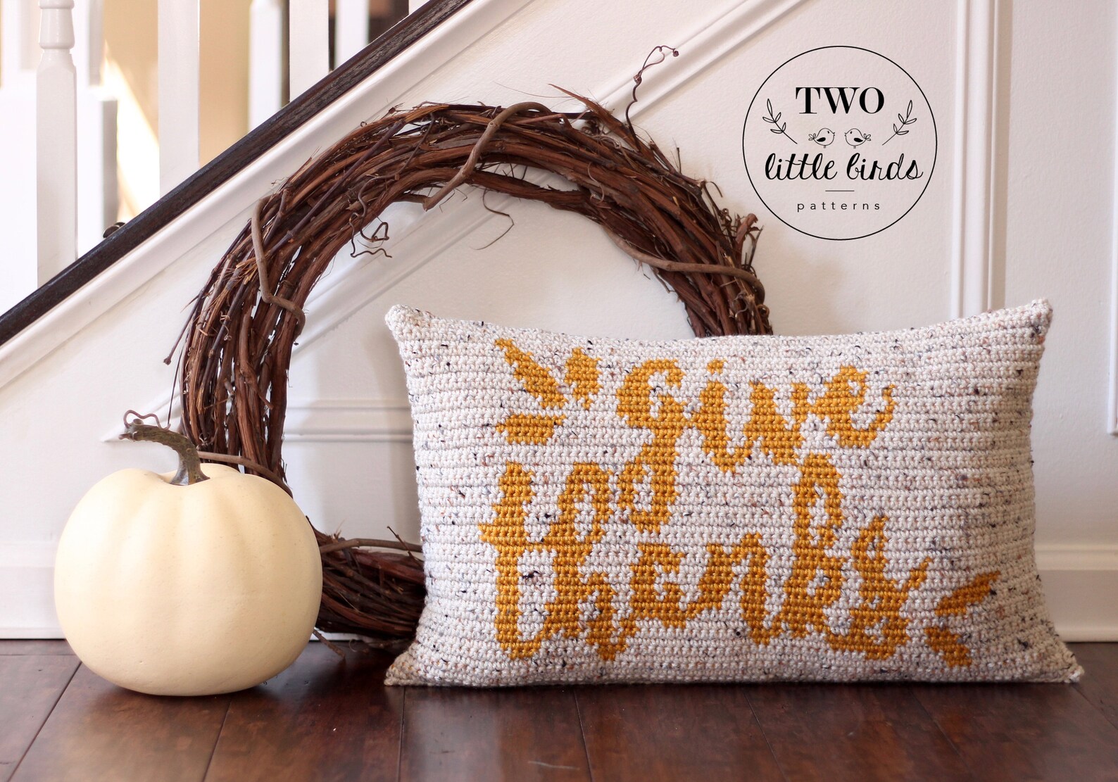 Crochet Pillow Cover Pattern Fall Crochet Crochet Pillow - Etsy