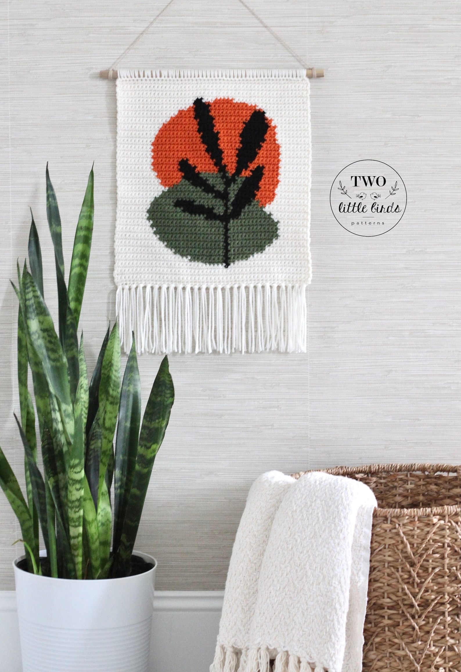 Crochet Wall Hanging Crochet Pattern Yarn Wall Hanging Boho - Etsy