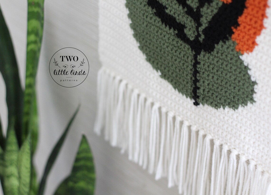 Crochet Wall Hanging Crochet Pattern Yarn Wall Hanging Boho - Etsy