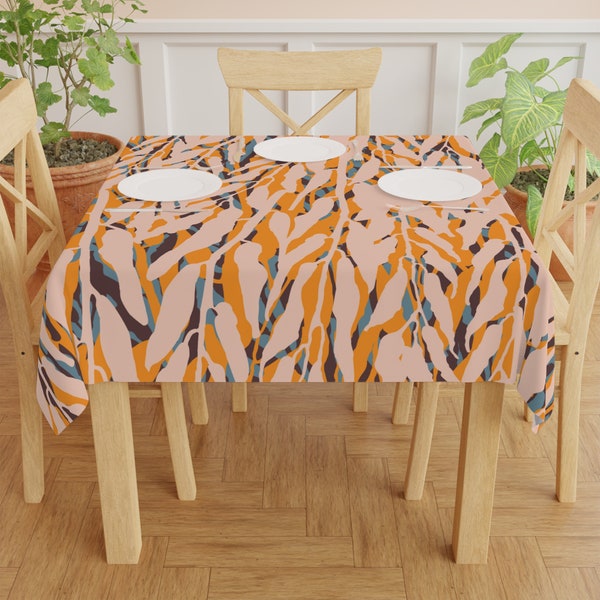 Orange Tablecloth - Etsy