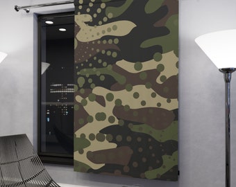 Army Window Curtain - Etsy