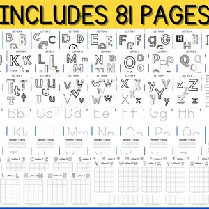 Pre K Writing Summer Busy Book Workbook Printable Activity (preschool ...