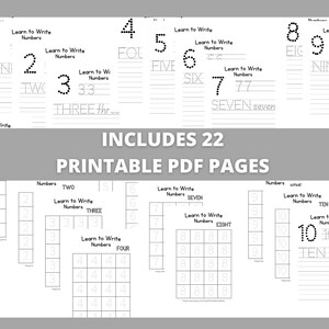 Pre K Writing Summer Busy Book Workbook Printable Activity (preschool ...
