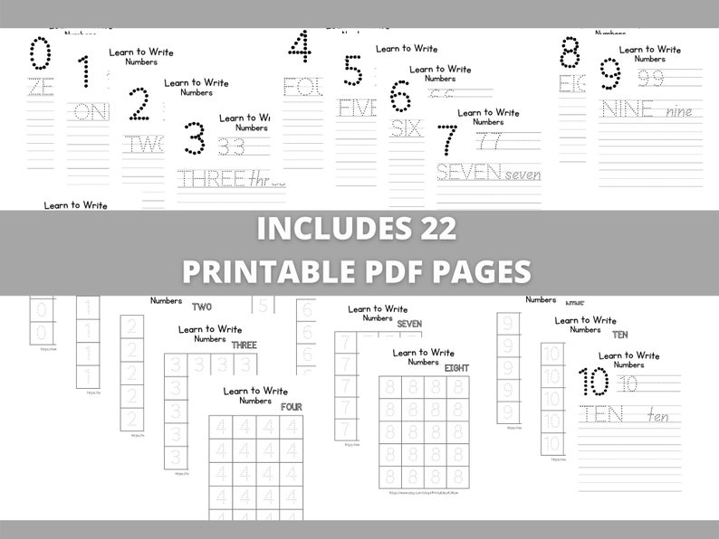 Pre K Writing Summer Busy Book Workbook Printable Activity (preschool ...