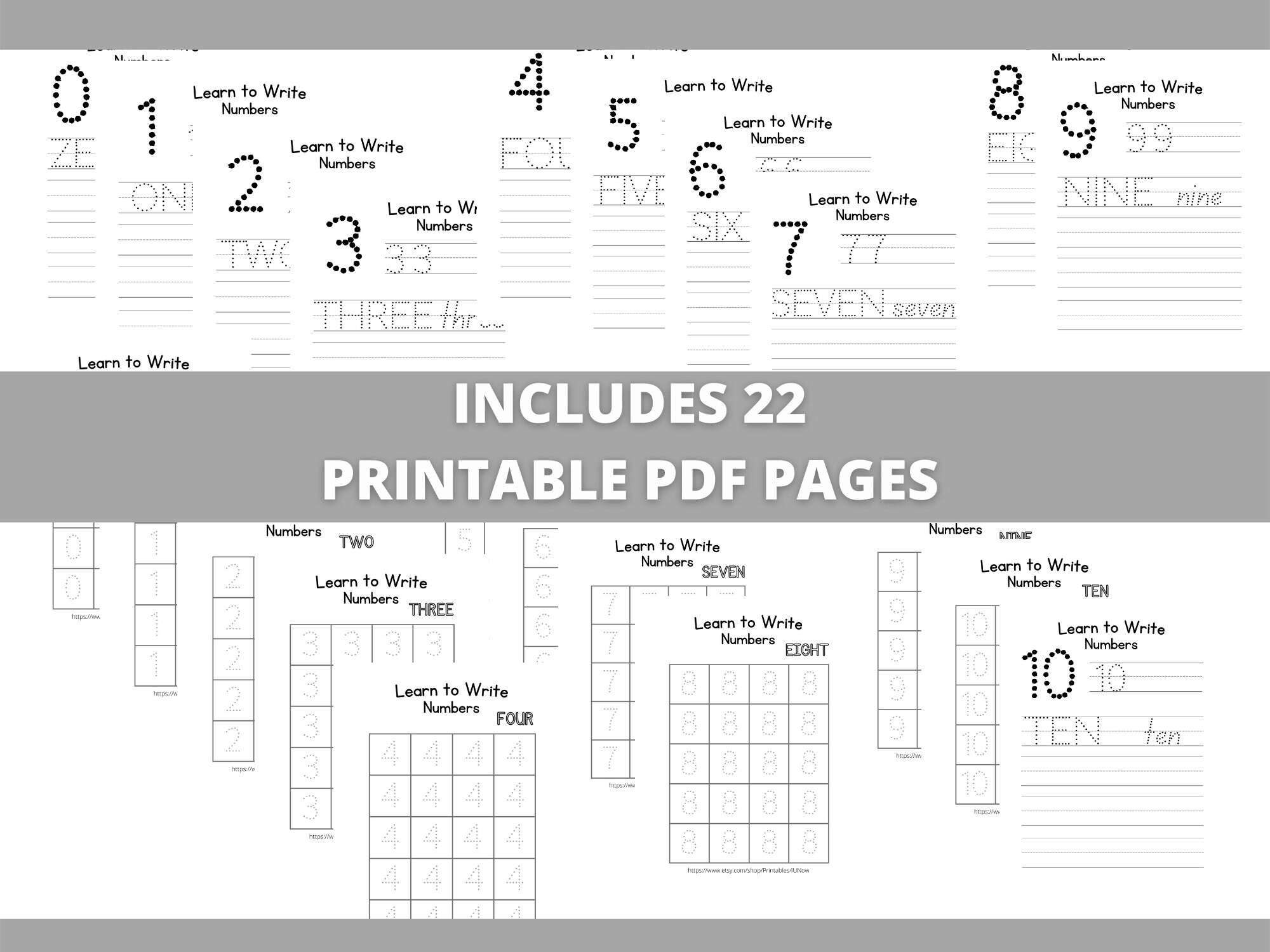 Pre K Writing Summer Busy Book Workbook Printable Activity (preschool ...