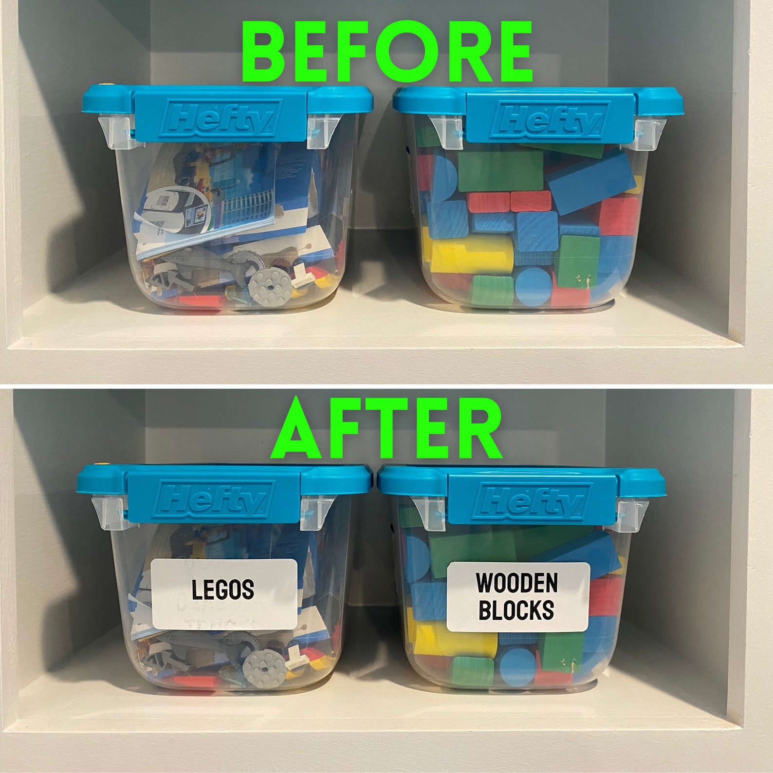 Toy Bin Label, Toy Storage Label, Toy Box Storage Labels, Adhesive Toy ...