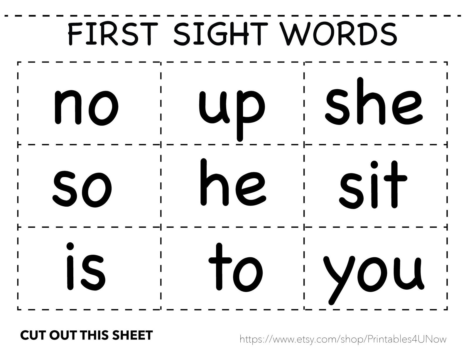 Sight Word Make A Match No Prep Packet Pre Primer Learning Sight Free 