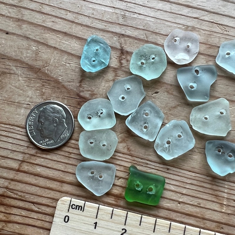 Sea Glass Buttons - Etsy