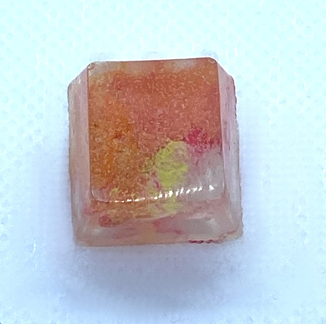 OOAK Orange Petri Dish Keycap - Etsy