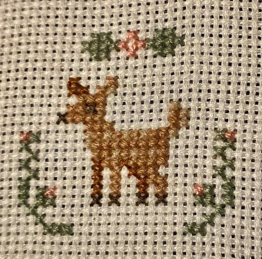 Tiny Baby Deer Cross Stitch Pattern - PDF Download - Etsy