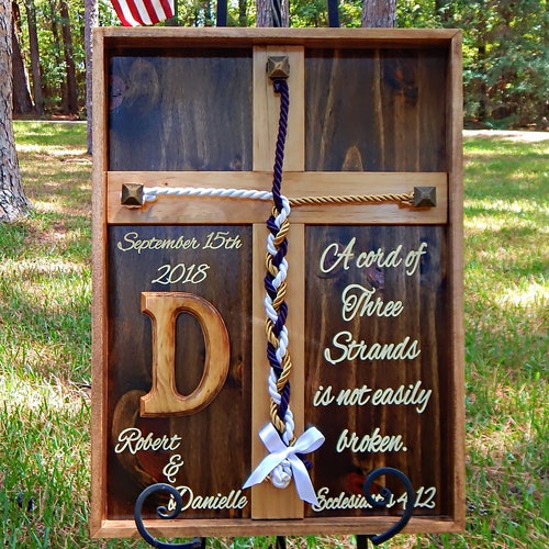 Unity Braids® Cord of Three Strands Personalized Wedding | Etsy