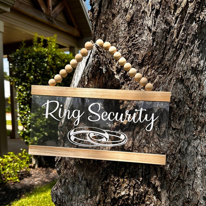Ring Security Sign - Etsy