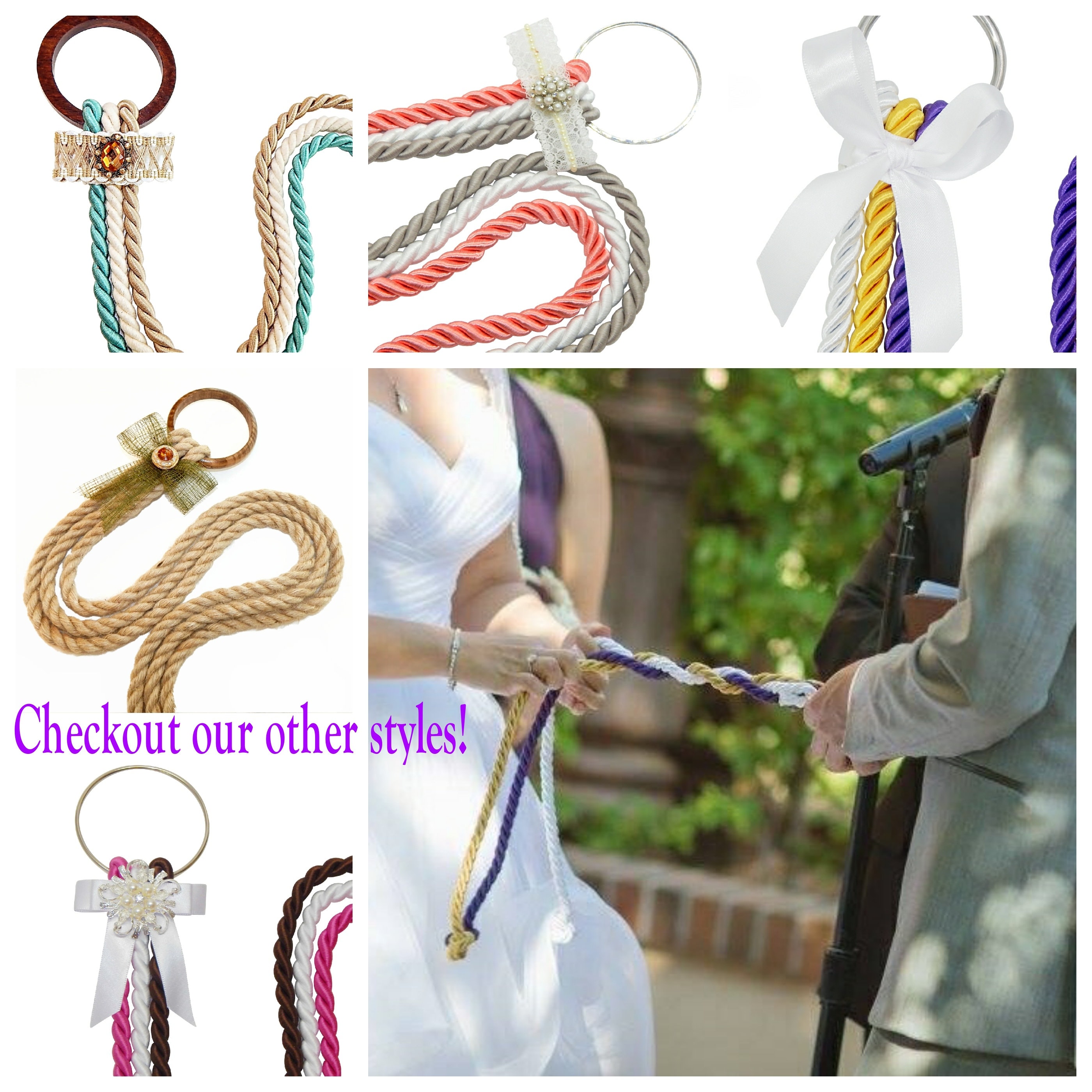 Unity Braids®, Cord of Three Strands, Gods Ropes, Gifts for the Couple ...