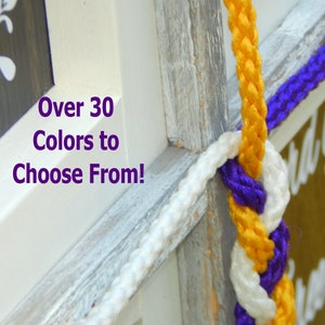 A Cord of Three Strands, Wood Cross, Unity Braids®, Rustic Wedding ...