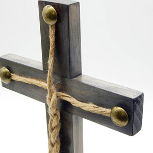 Wood Cross, Cord of Three Strands, Unity Braids®, Gods Cross ...