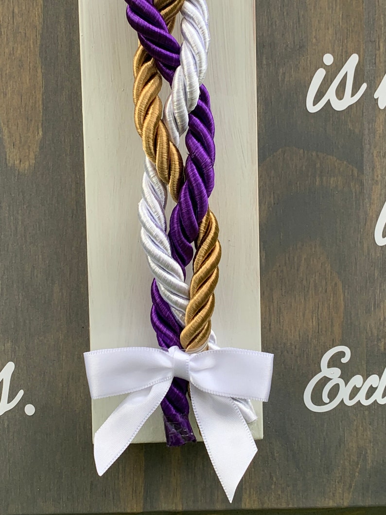 Cord of Three Strands Sign Wedding Sign Unity Braids® Sign - Etsy