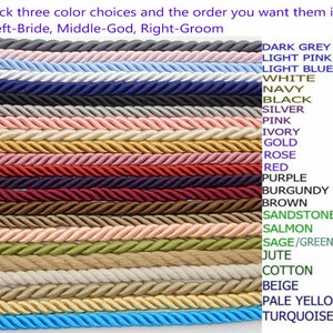 Unity Braids®, Cord of Three Strands, Gods Ropes, Gifts for the Couple ...