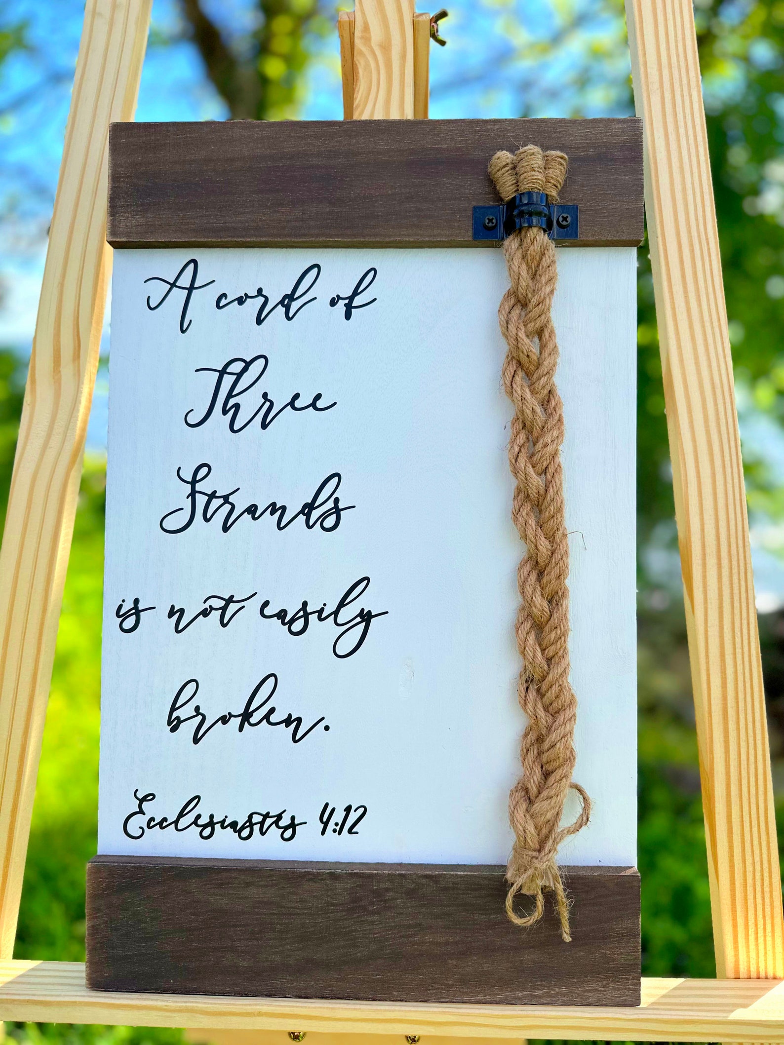 Cord of Three Strands Unity Braids® Wedding Sign Ceremony - Etsy