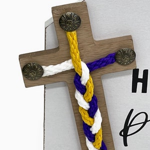 Wall Hanging Cross, in This House, Cross Wood Sign, Shabby Chic ...