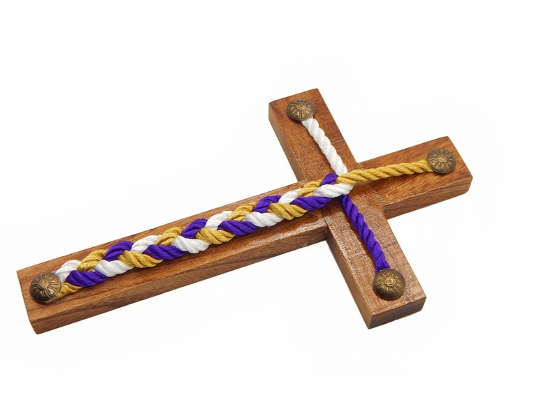 Cord of Three Strands, Unity Braids® Wood Cross, Ecclesiastes 4 12 ...