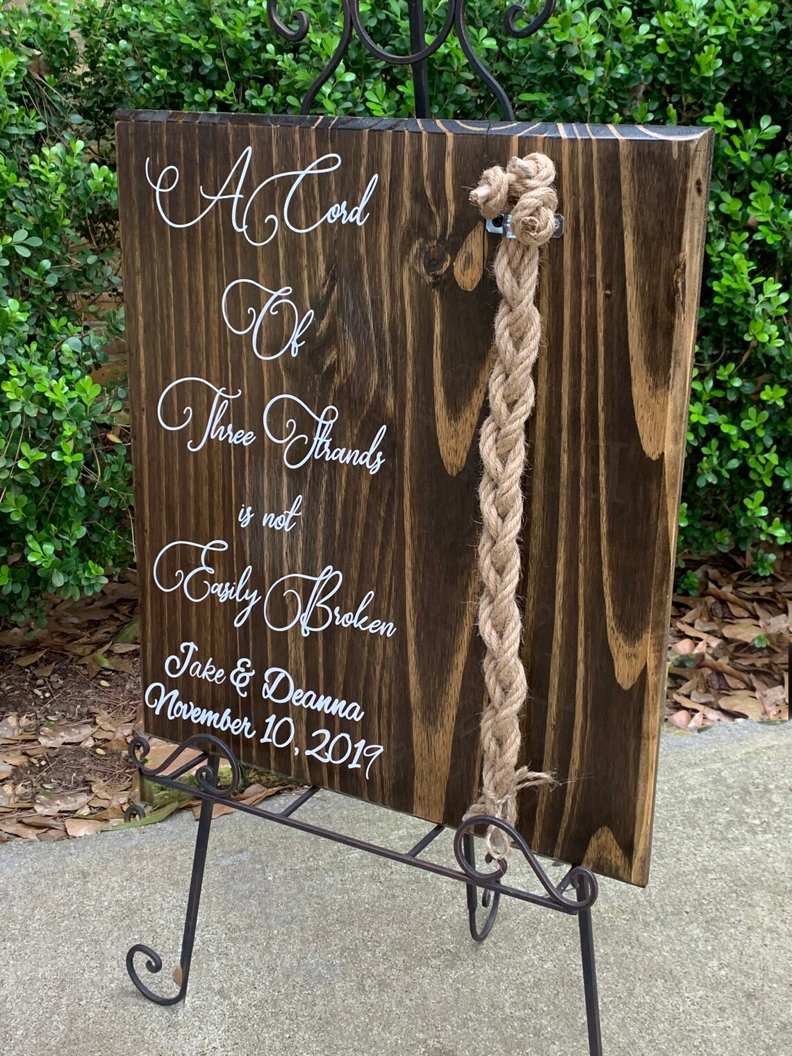 Cord of Three Strands Wedding Braid Wedding Ceremony Unity - Etsy