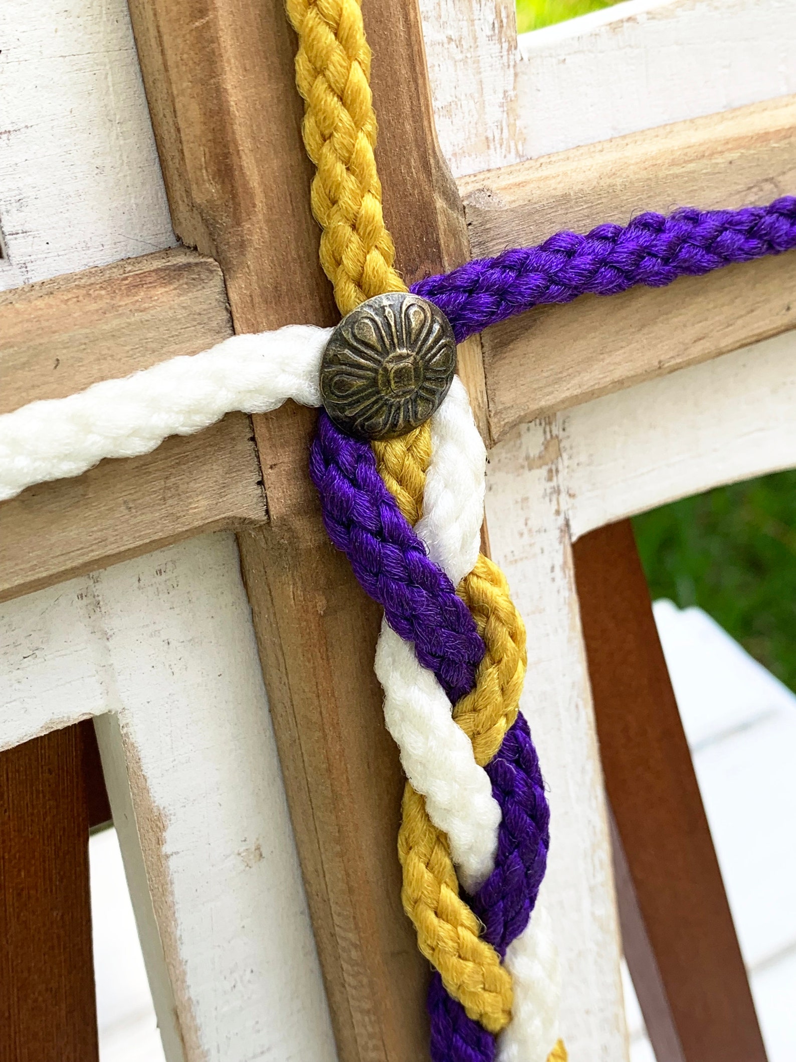 A Cord of Three Strands, Unity Braids Ceremony Cross, 17x12, Wood Cross ...