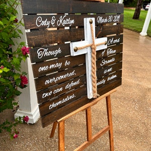 Cord of Three Strands, Wedding Braid Cross, Wedding Ceremony, Unity ...